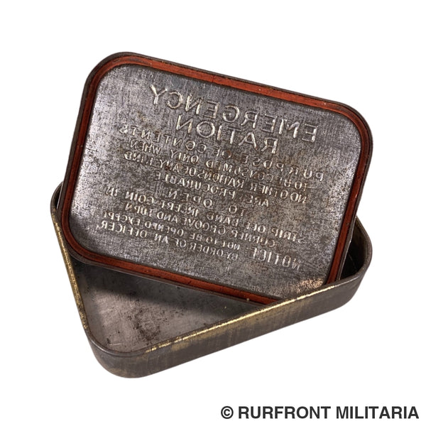 Britse emergency Ration tin ww2 – Rurfront Militaria