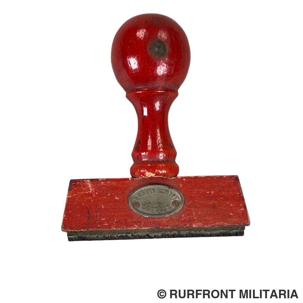 German ink stamp portopflichtige dienstsache – Rurfront Militaria