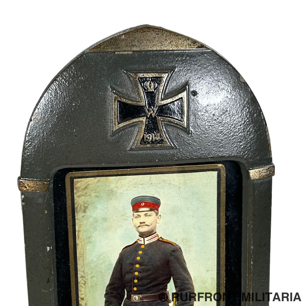 German WW1 cast iron photo frame – Rurfront Militaria
