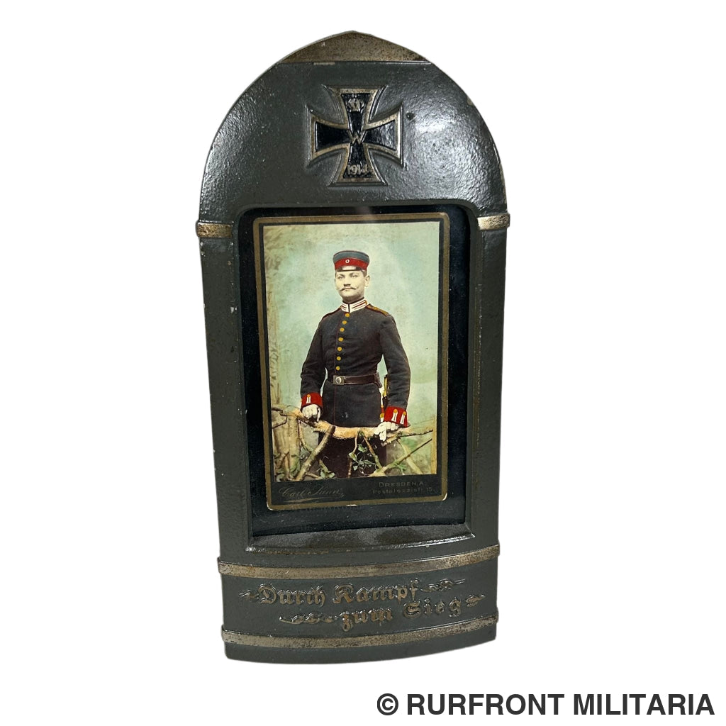 German WW1 cast iron photo frame – Rurfront Militaria