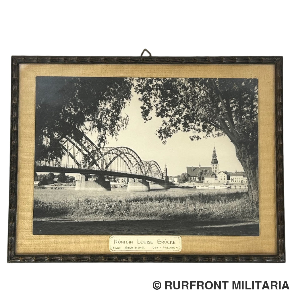 Photo Königin Louise Bridge Tilsit framed in Roermond – Rurfront Militaria
