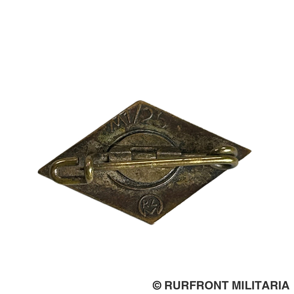 HJ membership pin rzm m1/25 – Rurfront Militaria