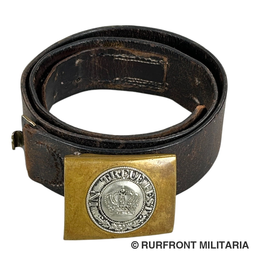 Imperial WW1 belt and Buckle in Treue fest Bavaria. – Rurfront Militaria