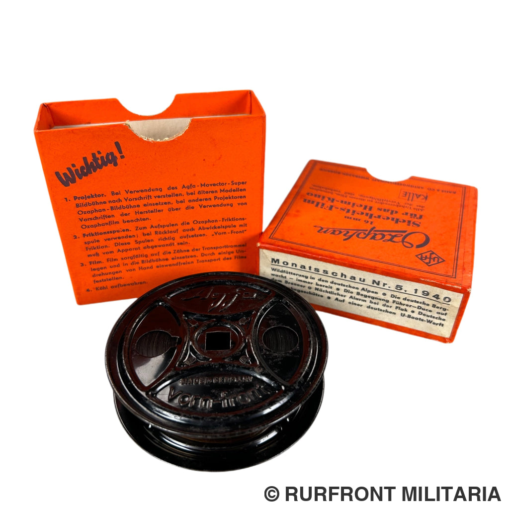 Ozaphan 16mm film monatsschau no5 1940 – Rurfront Militaria
