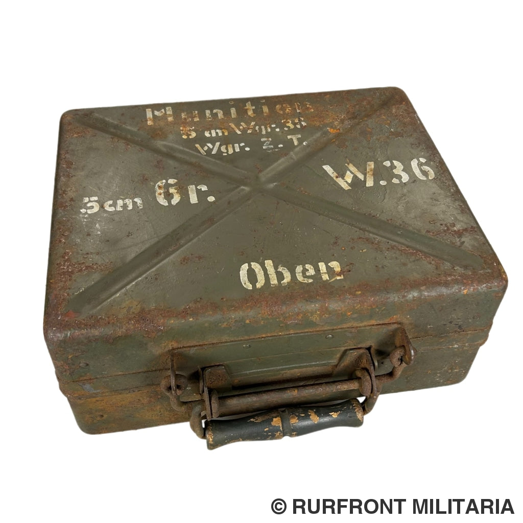 Wehrmacht 5cm granatwerfer 36 ammunition case 1939 – Rurfront Militaria