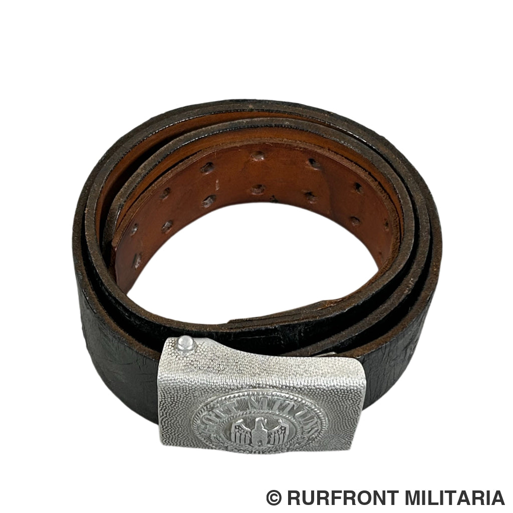 Wehrmacht Wh parade belt and buckle – Rurfront Militaria