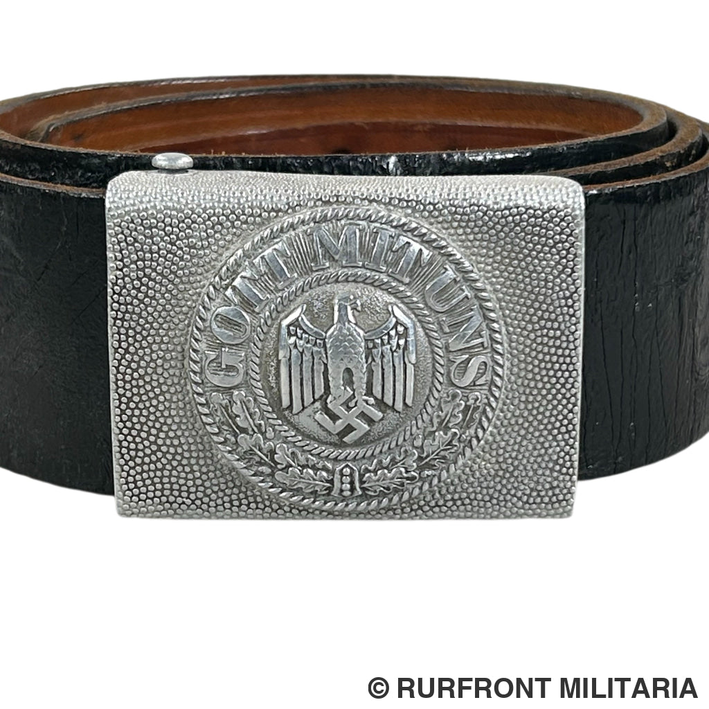Wehrmacht Wh parade belt and buckle – Rurfront Militaria