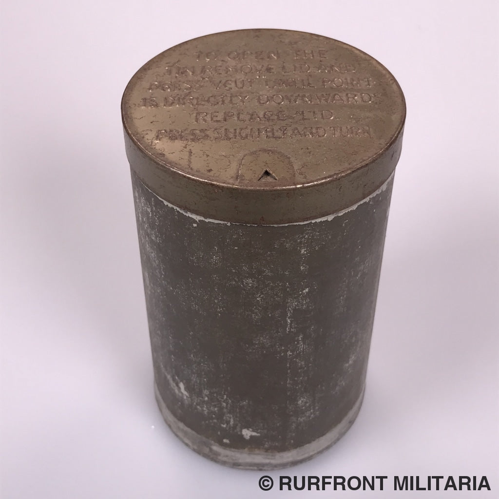 British WW2 tobacco ration tin unopened. – Rurfront Militaria