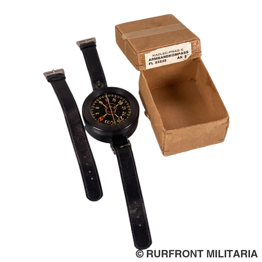 Luftwaffe Kadlec bracelet compass AK39 with extension bracelet in box ...