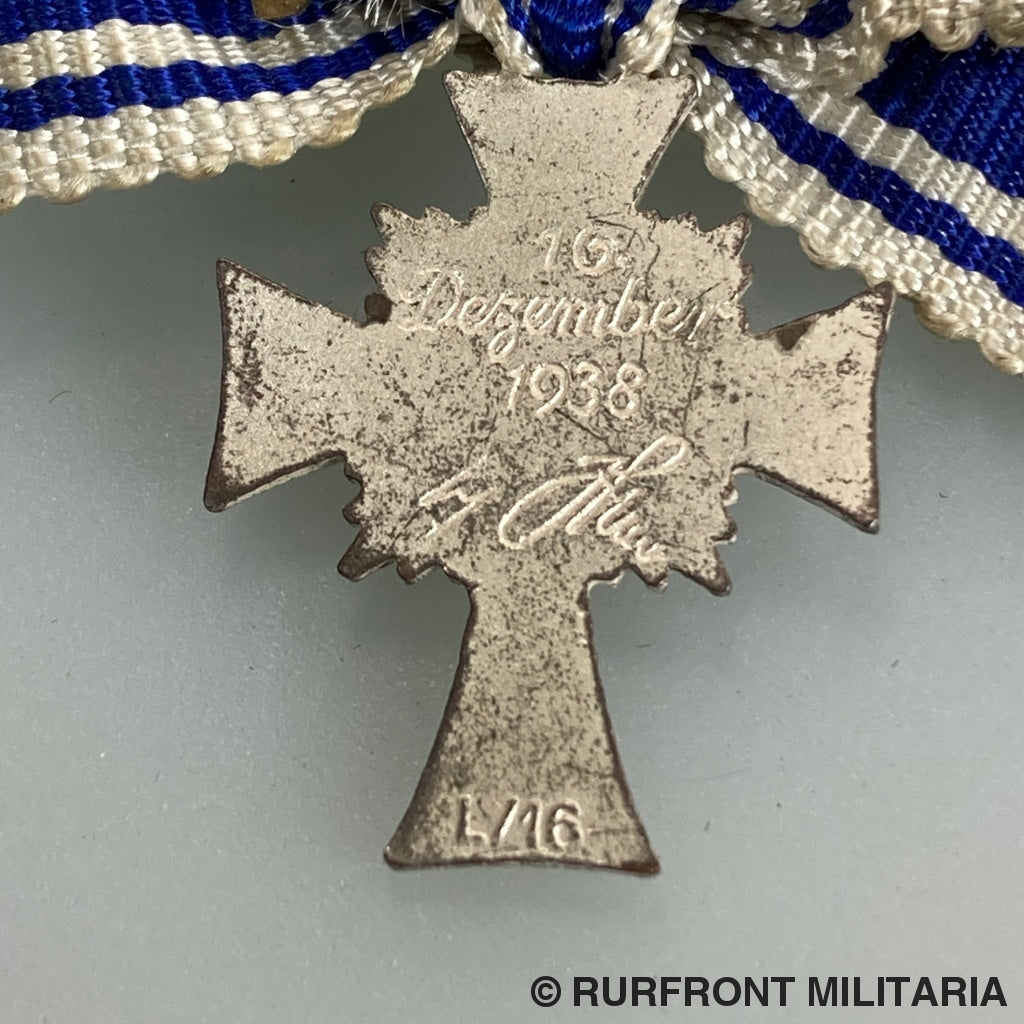 Mothers cross miniature silver L/16 – Rurfront Militaria