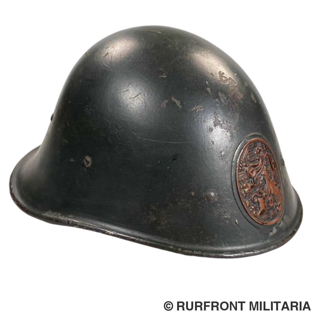 Nederlandse stalen helm model m27 – Rurfront Militaria