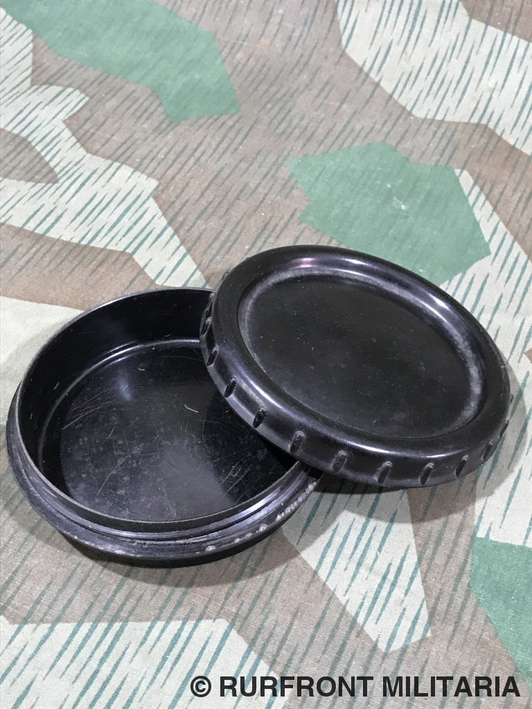 Wehrmacht butterdose/butterdish black bakelite. – Rurfront Militaria