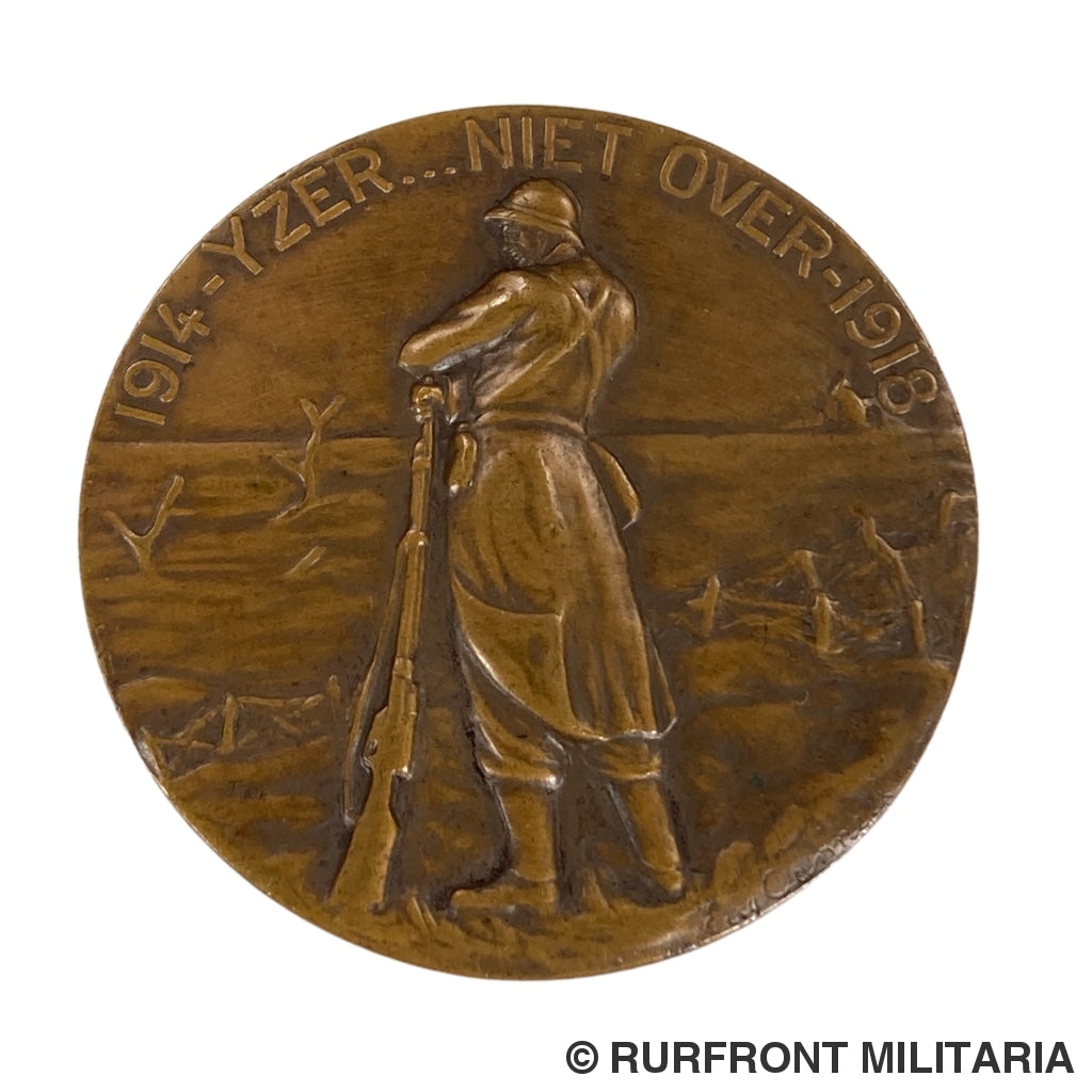 WW1 Belgian Yser tribute medal – Rurfront Militaria